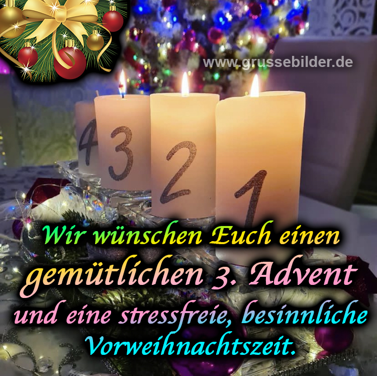Fantastische Grüße zum 3. Advent: Einzigartige und Kostenlose Bilder ...