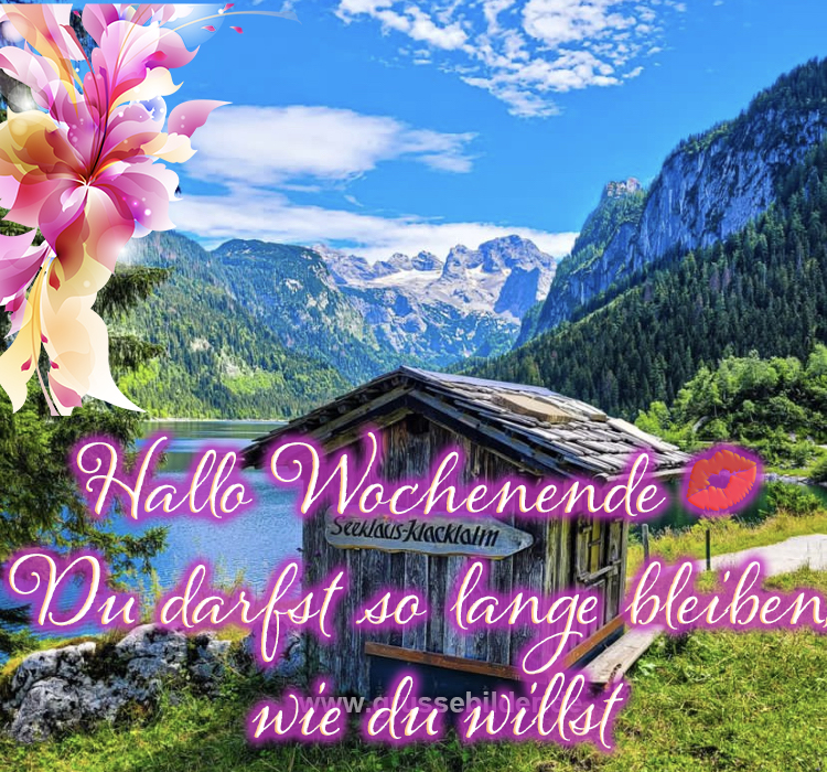 Exklusive 'Endlich Wochenende' Bilder - Perfekt, um die Freizeit zu ...