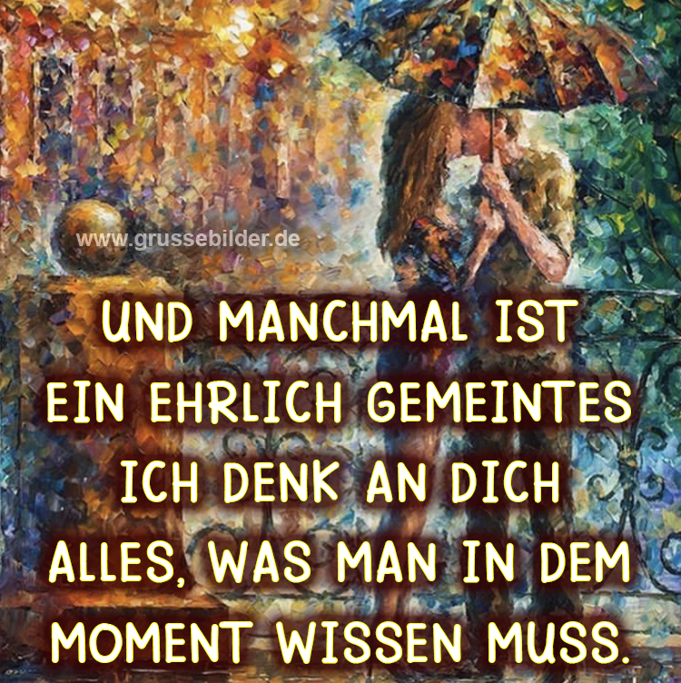 ᐅ Romantische Ich Denk an Dich Bilder - Grüße Bilder