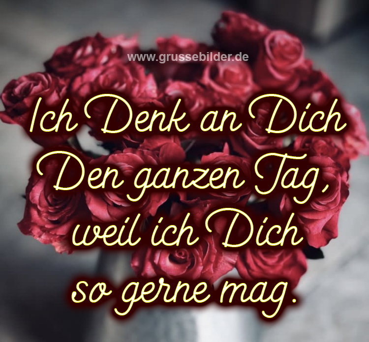 ᐅ Romantische Ich Denk an Dich Bilder - Grüße Bilder