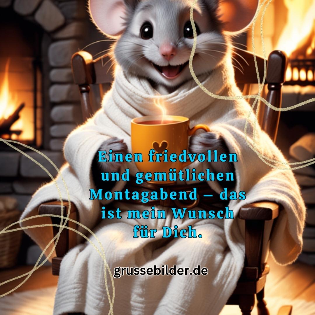 ᐅ Gemütlich Montagabend Grüße: Perfekte Bilder zum Teilen und Verbinden ...