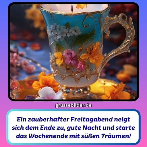 Gute nacht freitag - Einzigartige Wünsche Bilder für einen süßen ...